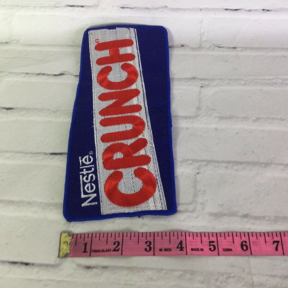 Vintage Nestle Crunch Chocolate Candy Bar Patch - Gem